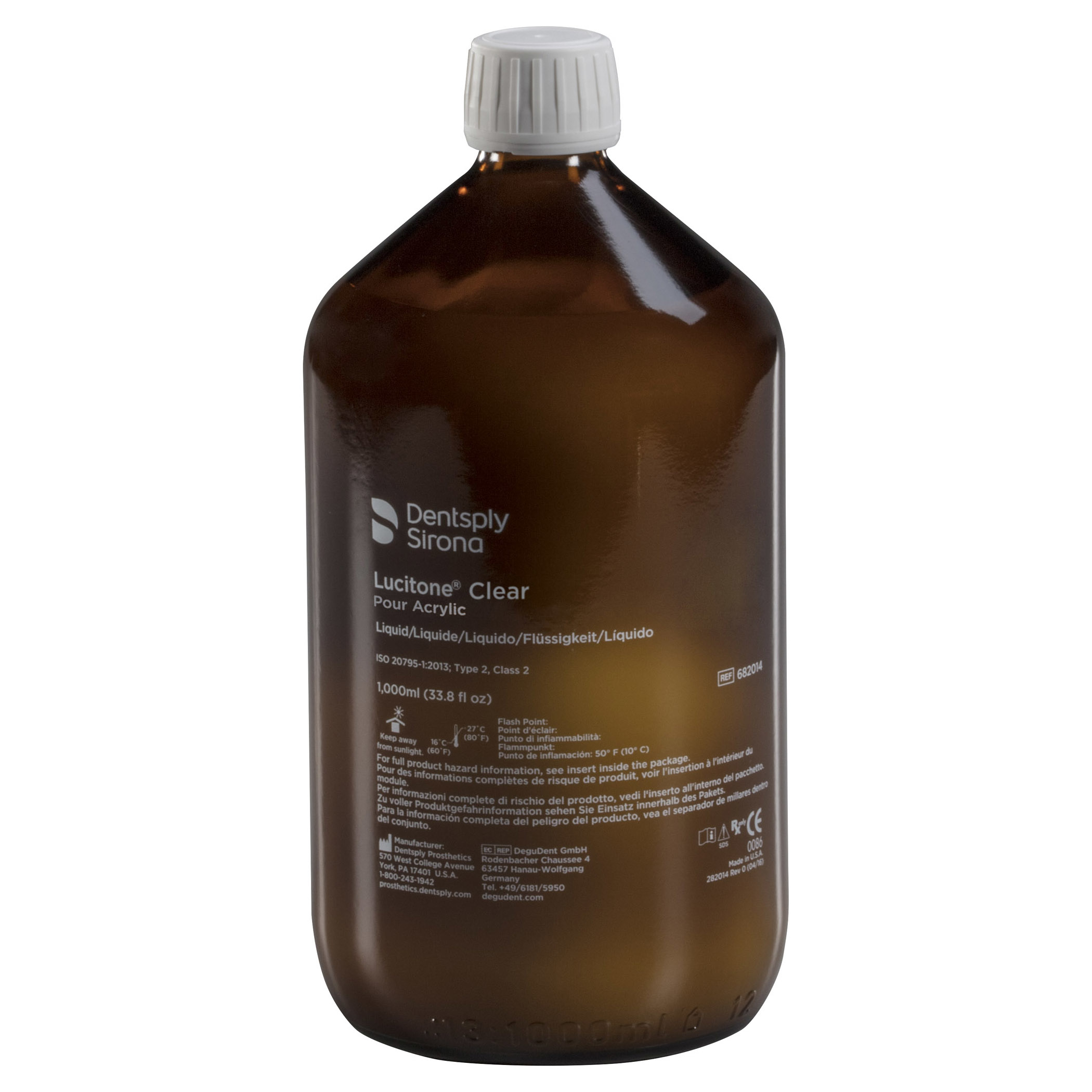 Lucitone® CLEAR Pour Denture Base Liquid 1000ml | Benco Dental