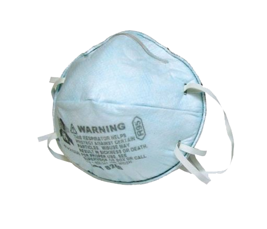 3M 8246 Disposable Respirator Blue Cone Headband Face Mask N95 Pack of ...