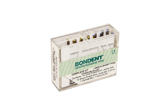 Bondent® Dentin Bonding Pins Titanium Alloy Kit | Benco Dental