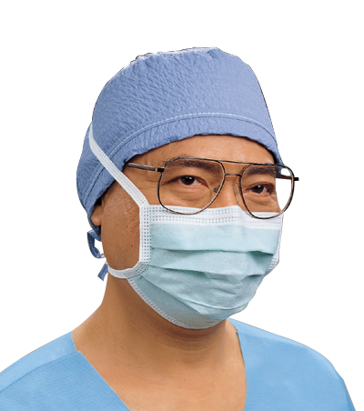 Blue Surgical Cap Latex-Free Non-Fluid Resistant Case of 300 | Benco Dental
