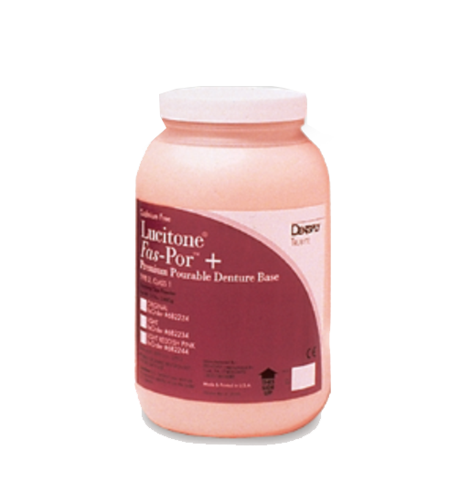 Lucitone® Fas-Por+ Dark Pink Powder 640g | Benco Dental