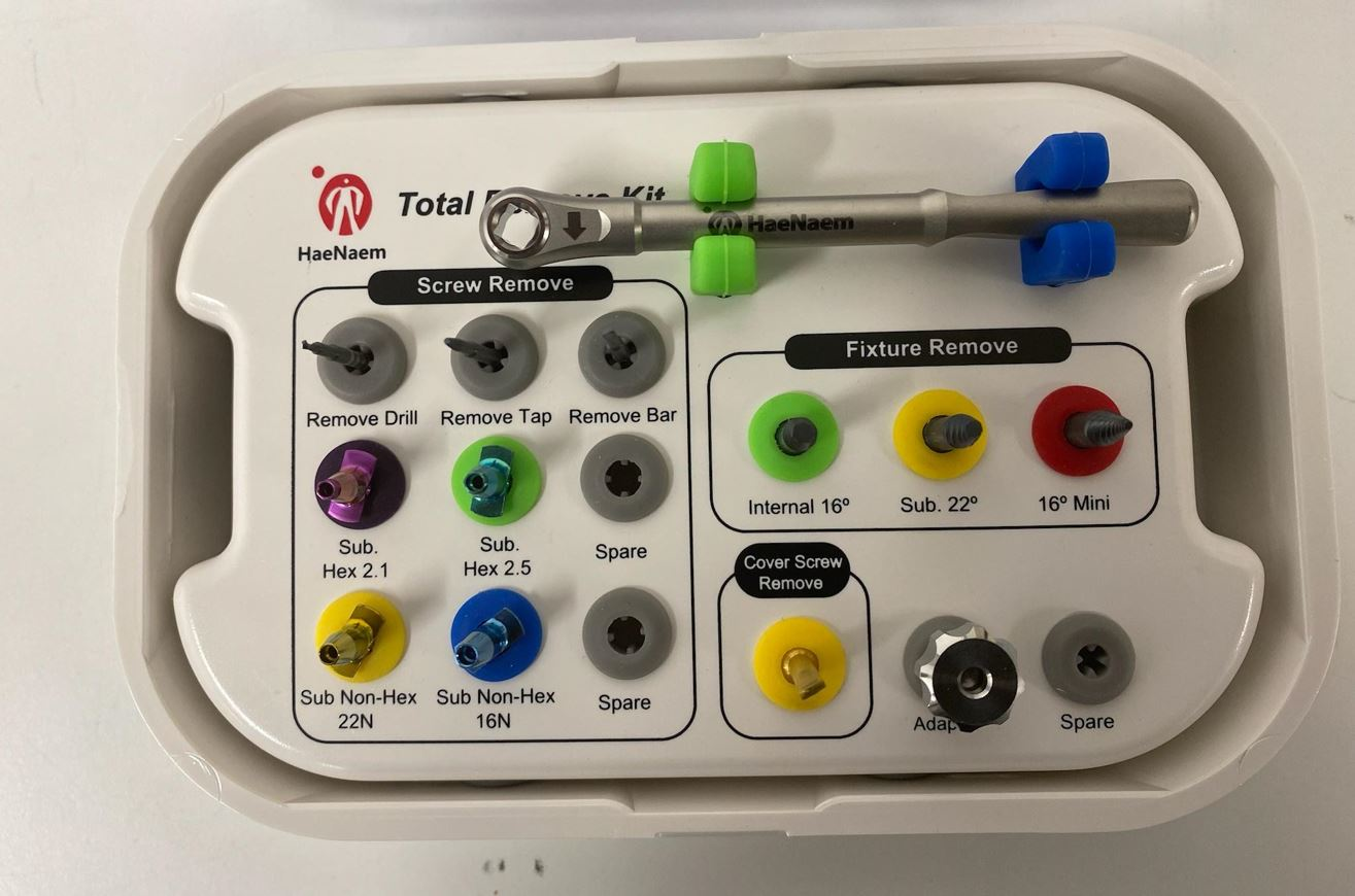 Instrument Kit for Removal of Dental Implants/Abutments/Screws | Benco ...
