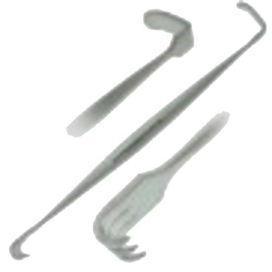 Sharp 3-Prong Double-Ended Senn Retractor | Benco Dental