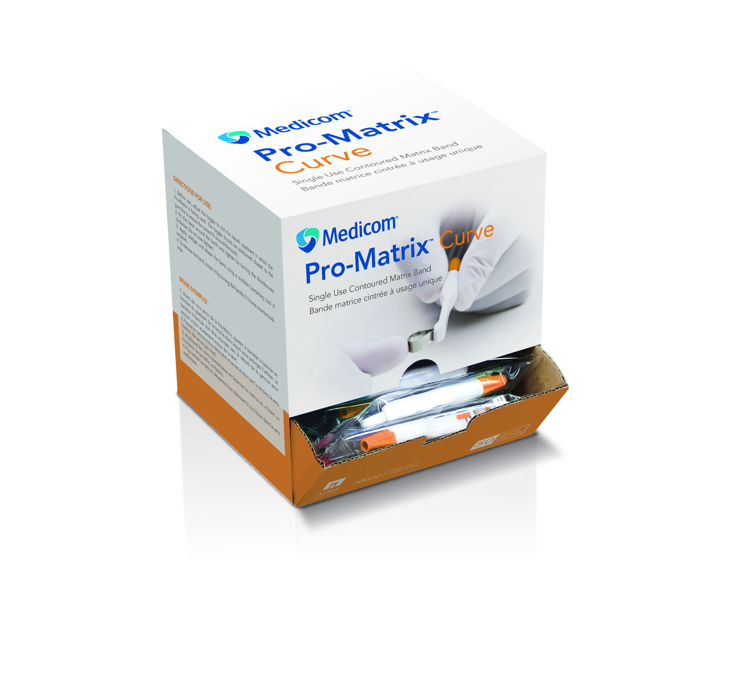 Pro-Matrix Contoured Orange Wide 6mm Box of 50 | Benco Dental