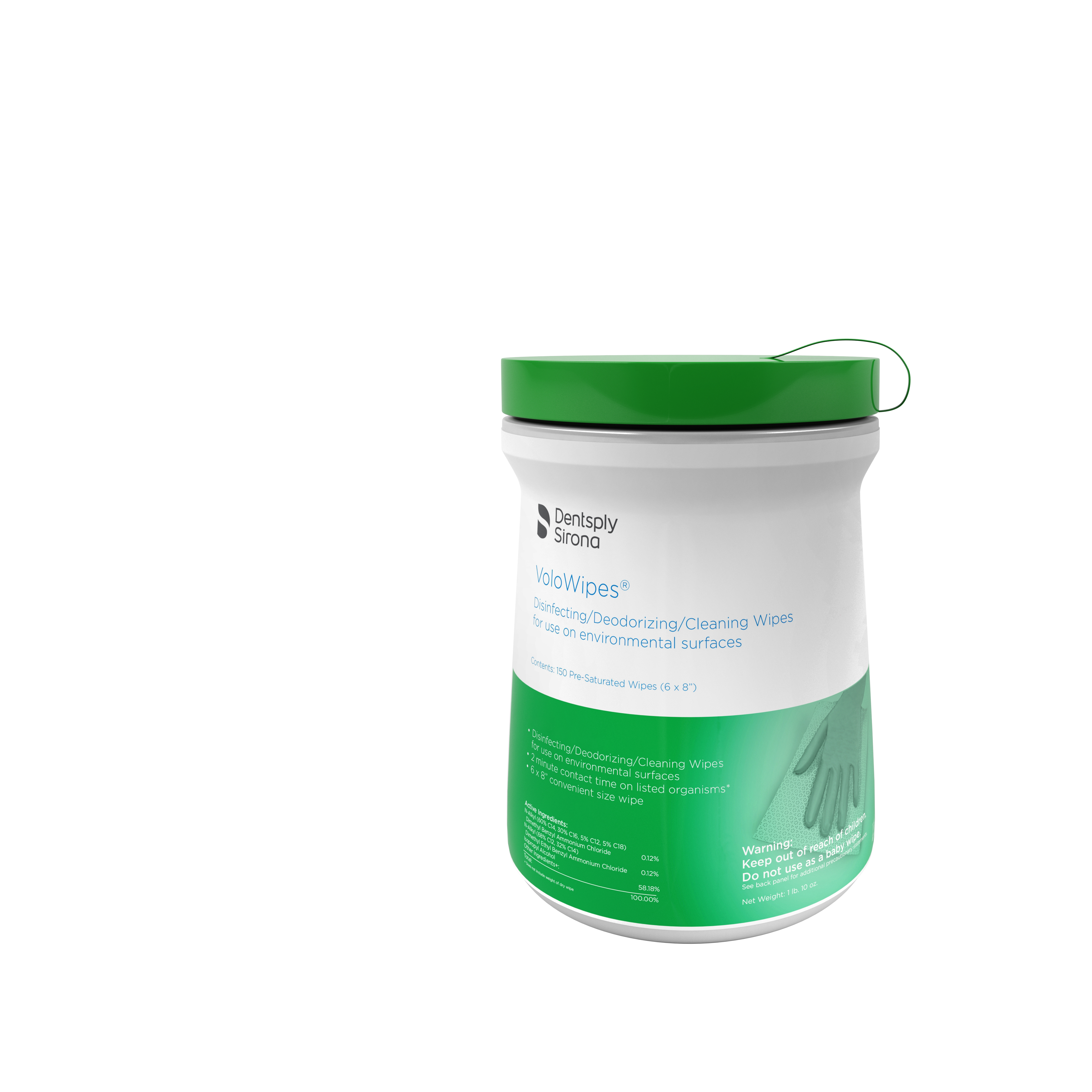 Volo Disinfecting Wipes Canister of 150 | Benco Dental